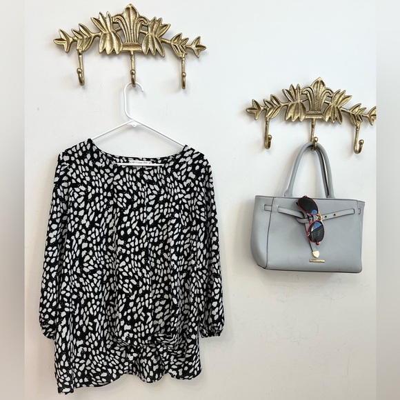 Counterparts | Tops | Boutique Knot Tie Blouse Xl Ptp 24 | Poshmark